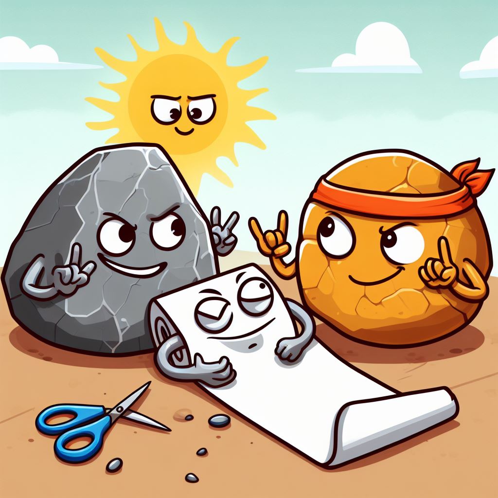 Paper beats rock, rock beats s... | Jokes of the day (11607)