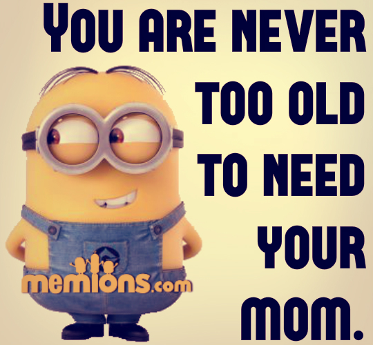 Joke for Monday, 14 March 2016 from site Minion Quotes - You are never ...